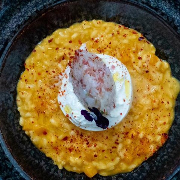 Recettes de chefs | Risotto au butternut et Saint-Jacques | METRO