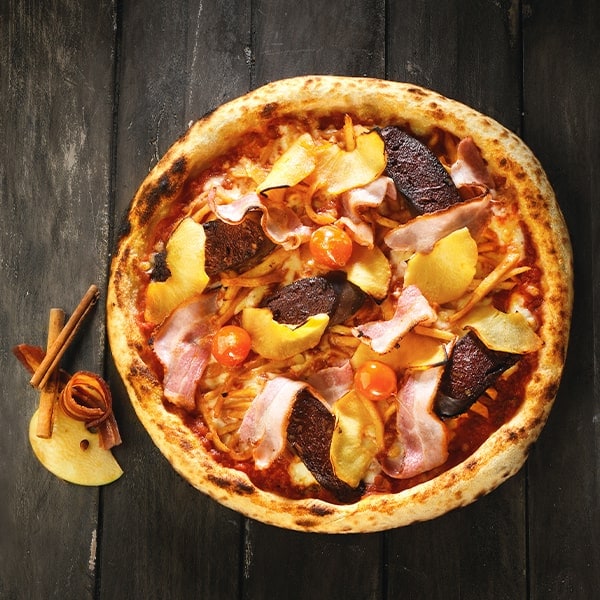 Recettes de chefs | Pizza boudin pomme | METRO