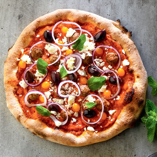 Recettes de chefs | Pizza A la Grecque | METRO