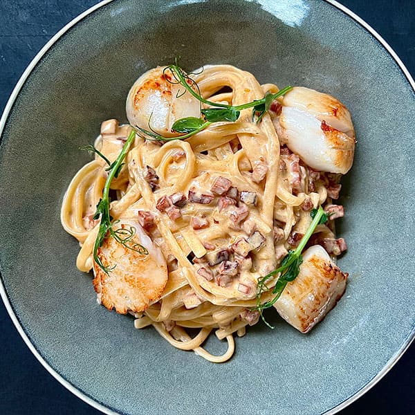 Recettes de chefs | Linguine Saint Jacques et chorizo | METRO